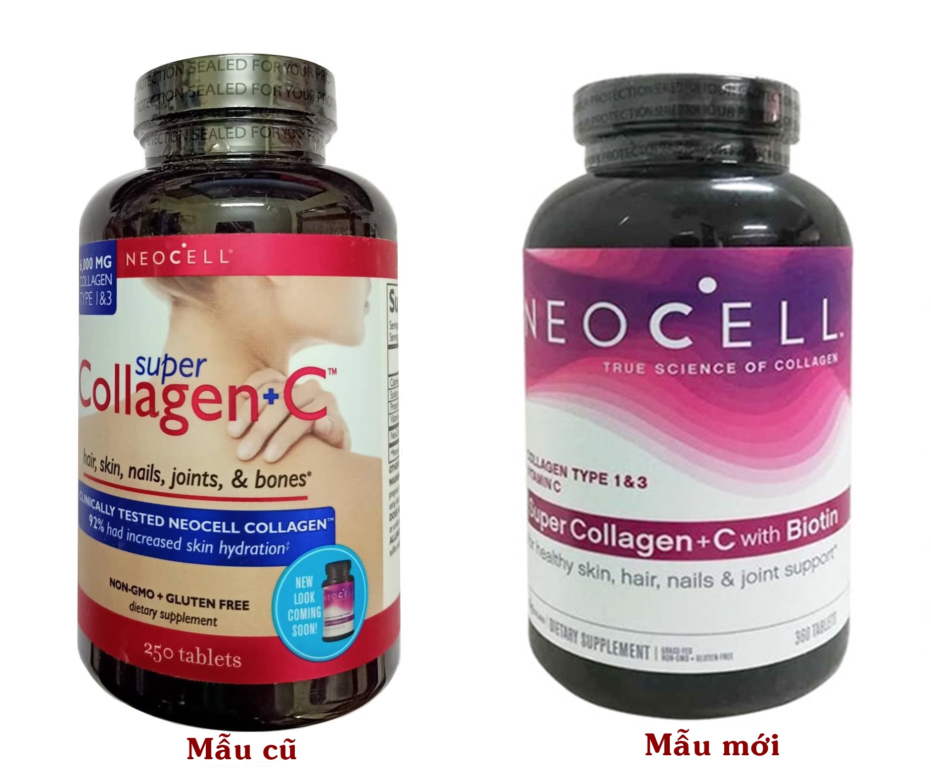 Viên Uống Neocell Super Collagen + C Type 1&3 Chính Hãng