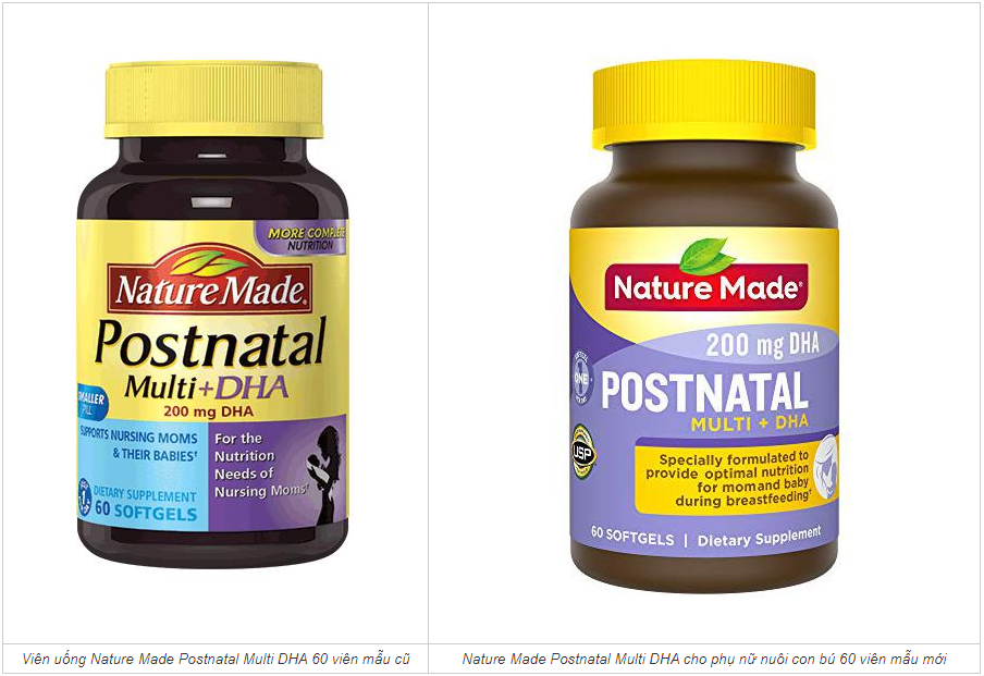 Nature Made Postnatal Multi DHA Cho Phụ Nữ Đang Cho Con Bú