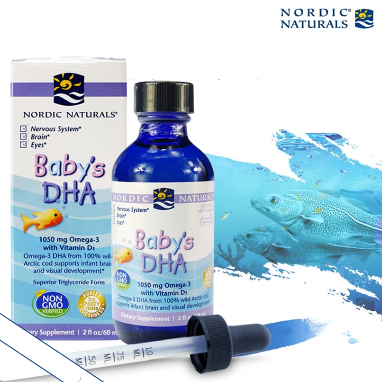 Baby' S DHA Bổ Sung Omega 3 Và Vitamin D3 Chính Hãng