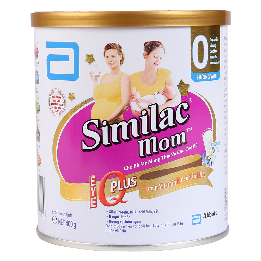 Sữa Bột Abbott Similac Mom IQ Plus Cho Mẹ Bầu