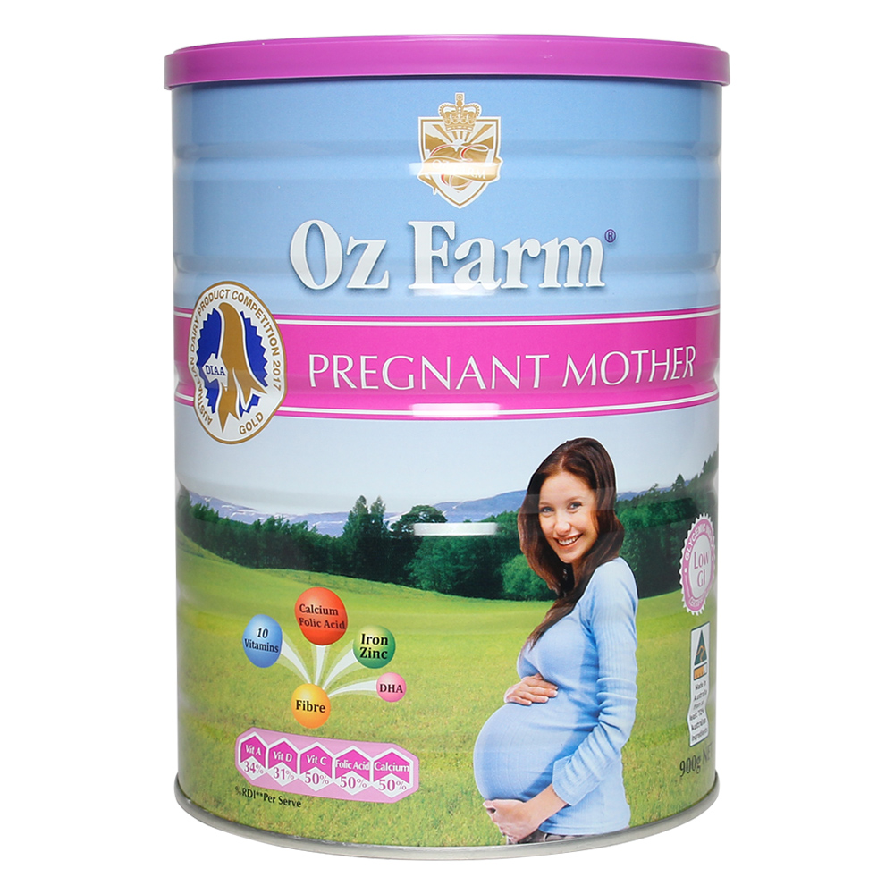 Sữa Bà Bầu Oz Farm Pregnant Mother 900g Của Úc Chính Hãng