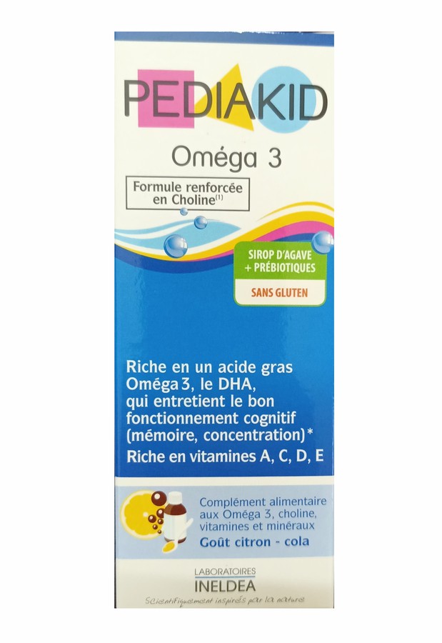 Pediakid Omega 3 Và DHA 125ml Của Pháp Cho Bé Từ 6 Tháng Tuổi